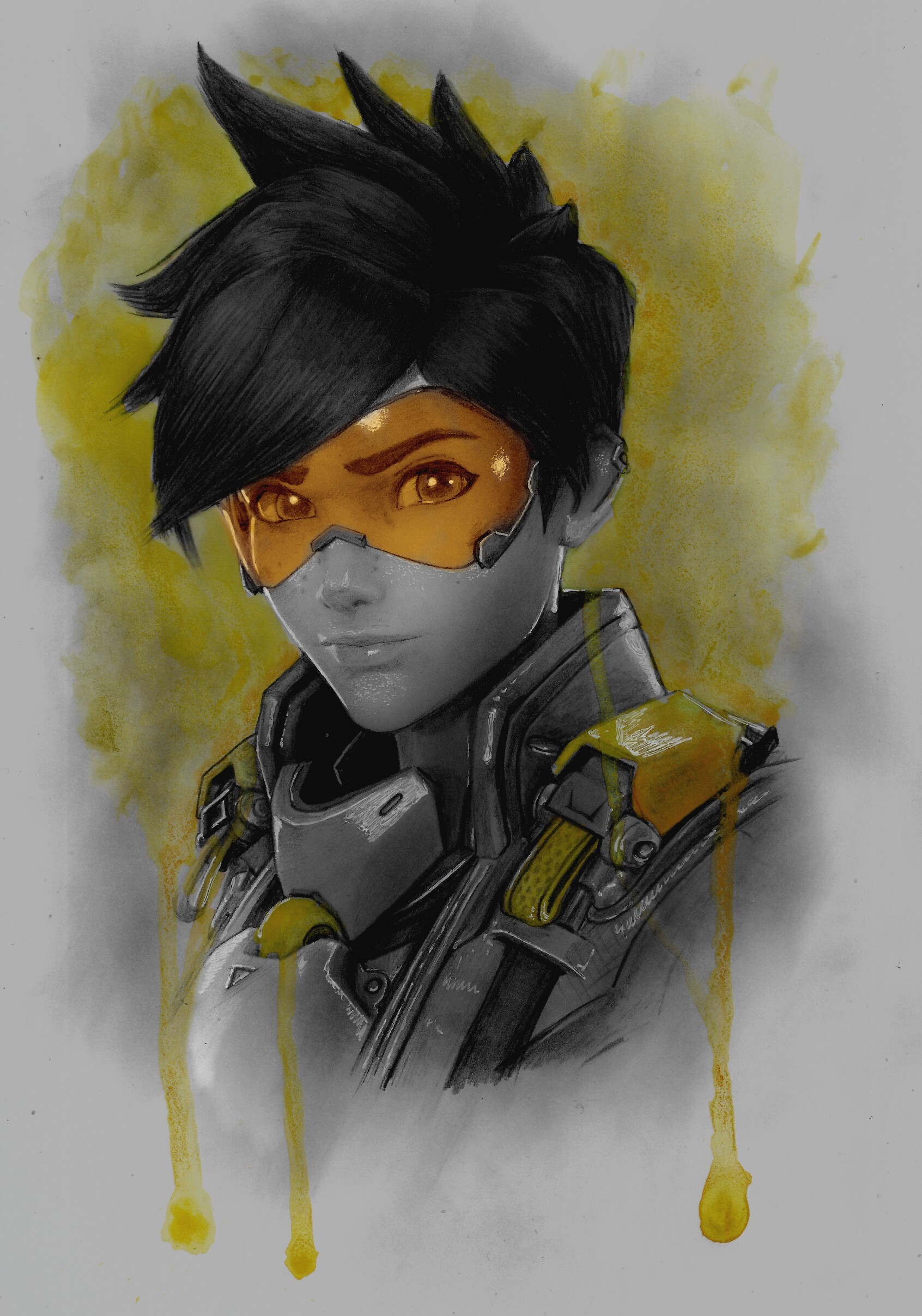 how to draw overwatch tracer