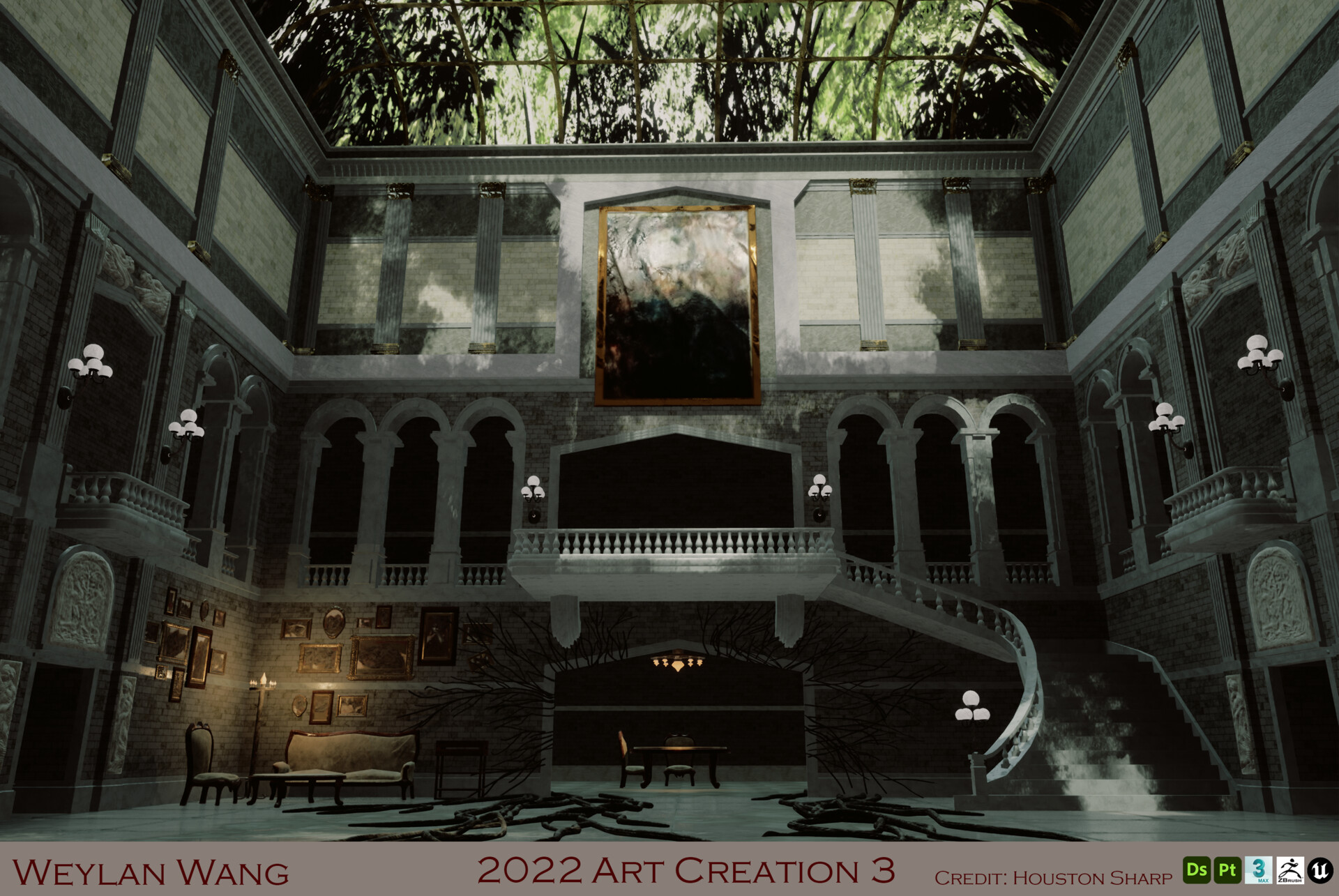 ArtStation - Modular Environment Mansion