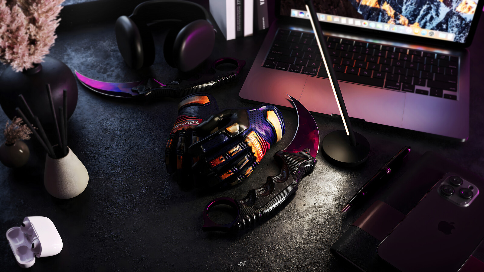 AlexK Artist - Up close!