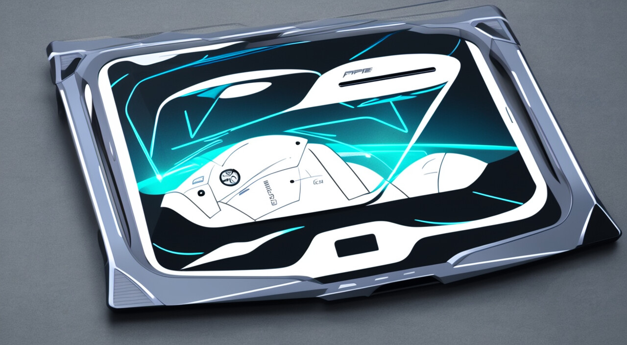 ArtStation - Futuristic Ipad from future in science style