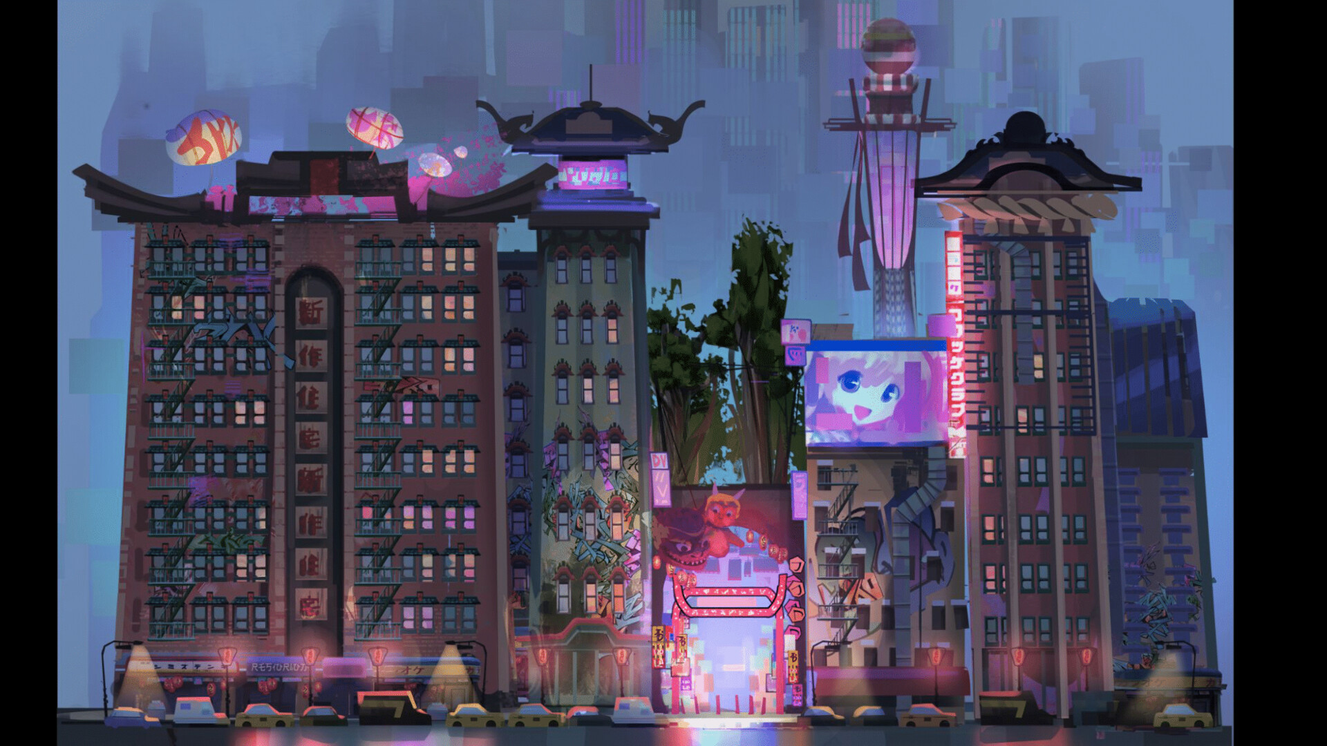 ArtStation - New Tokyo Architecture Exploration