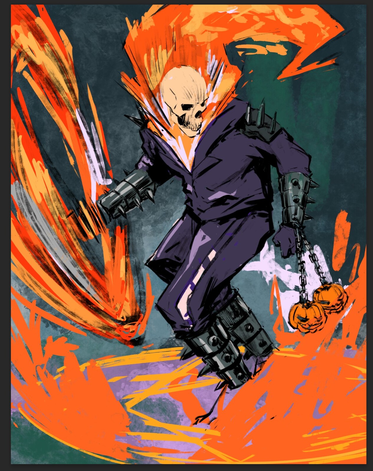 Munachiso Nweke - The Ghost Rider - Halloween