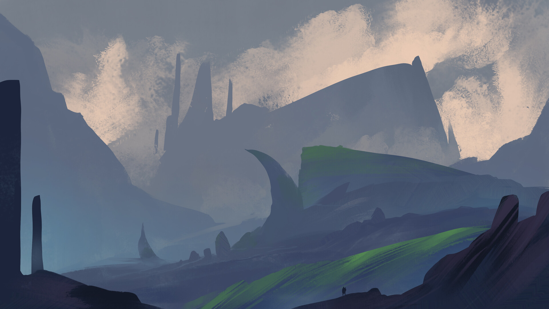 ArtStation - The land of the gods