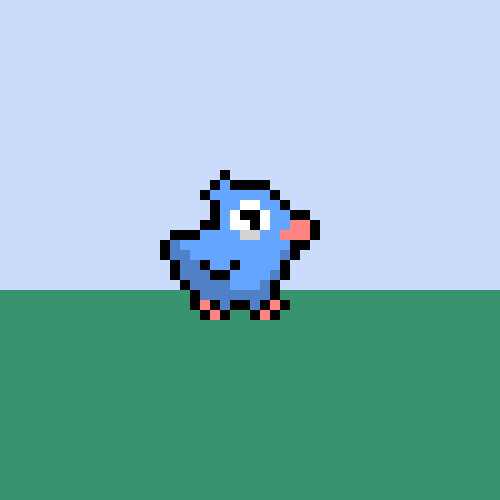 ArtStation - Pixelated duck walk