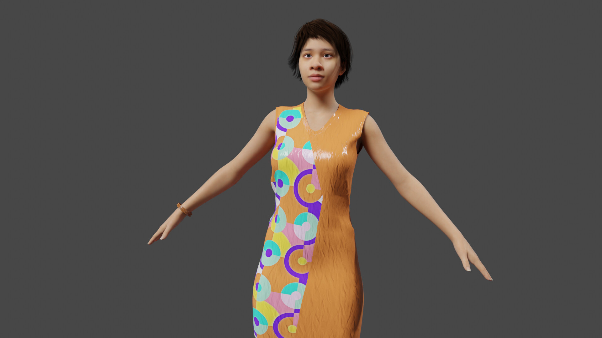 ArtStation - 3d girl model