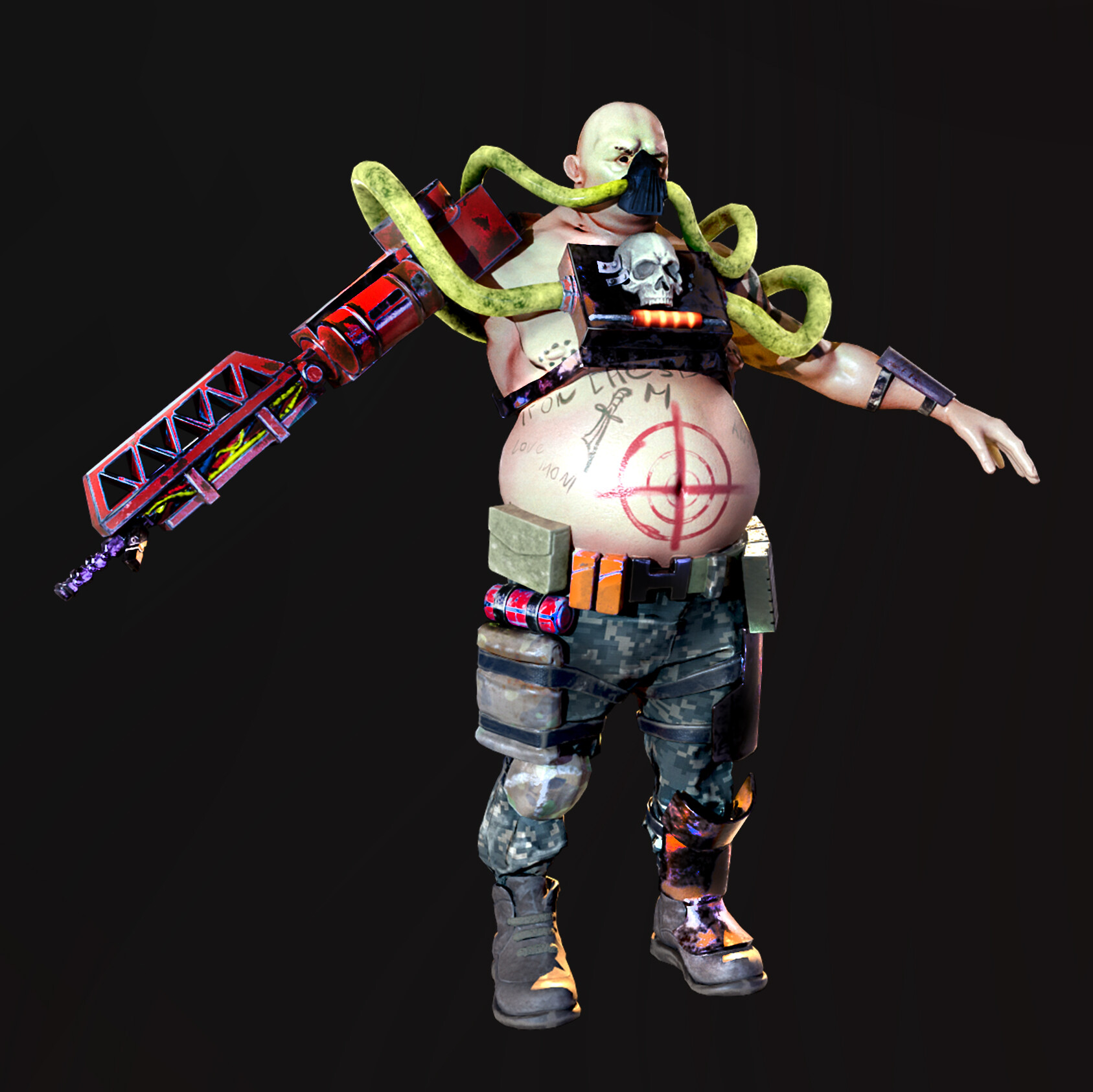 ArtStation - Mechanical piggy-man