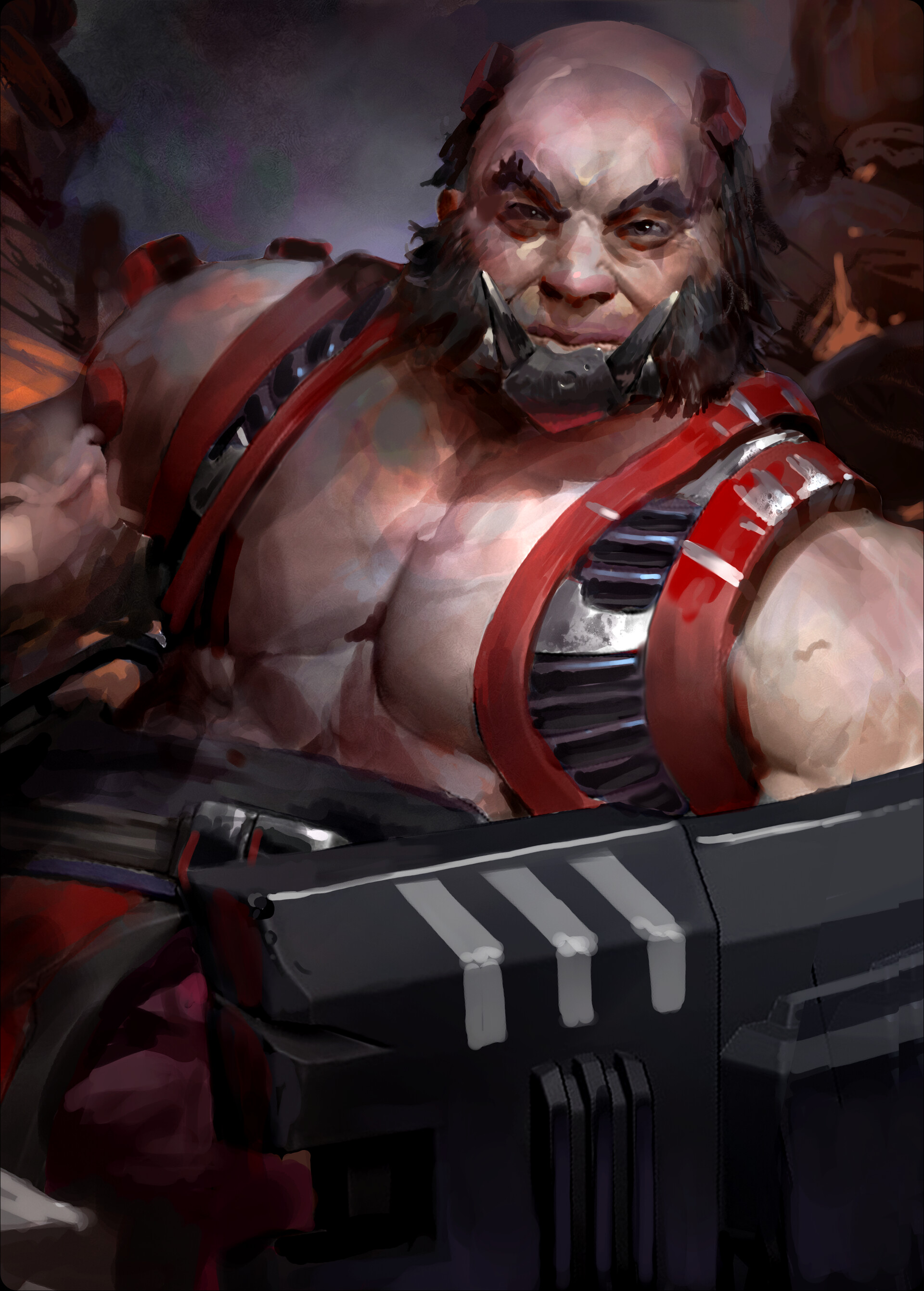 ArtStation - Sci-fi gang guy for Wildmesh