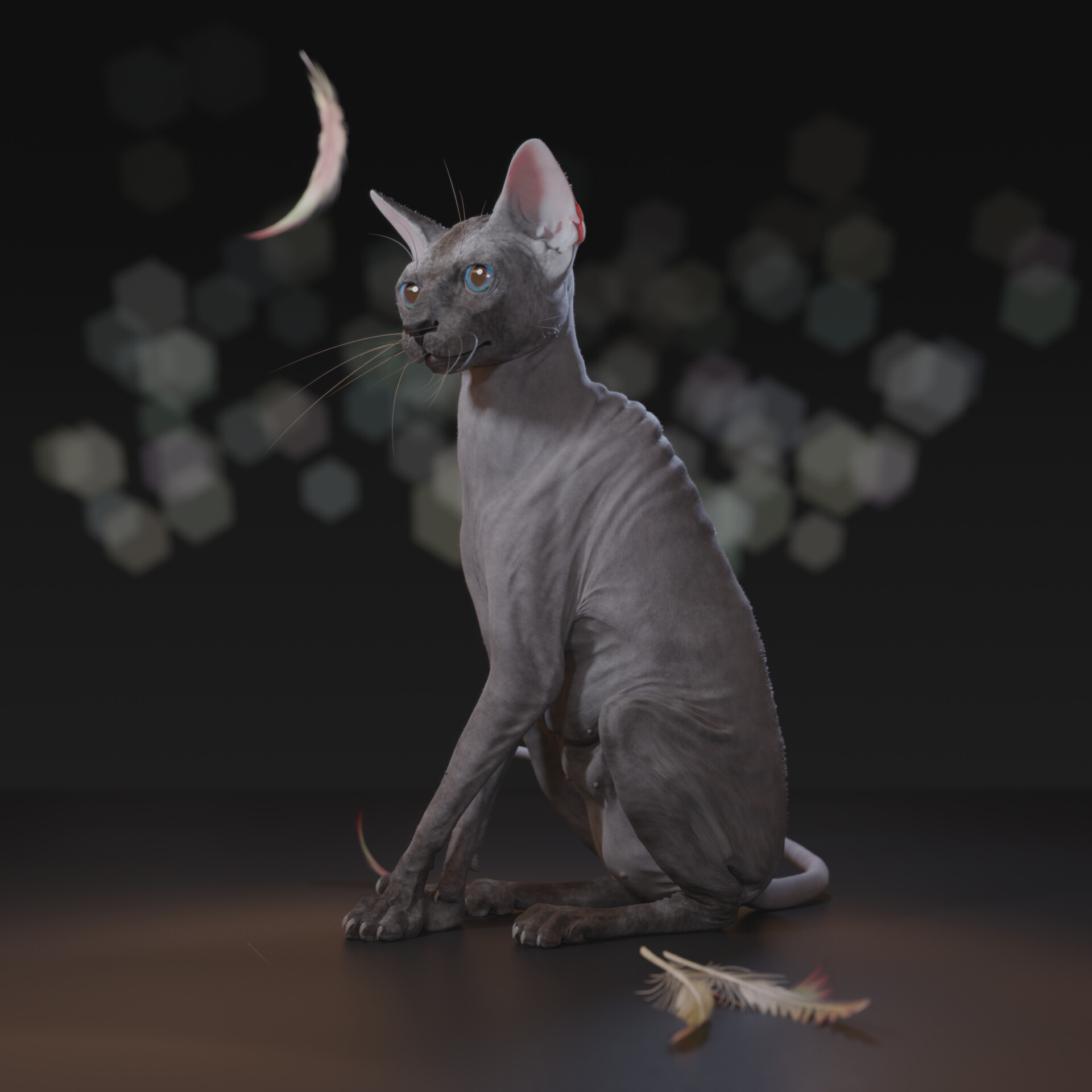 ArtStation - The Sphynx Cat, 3d model