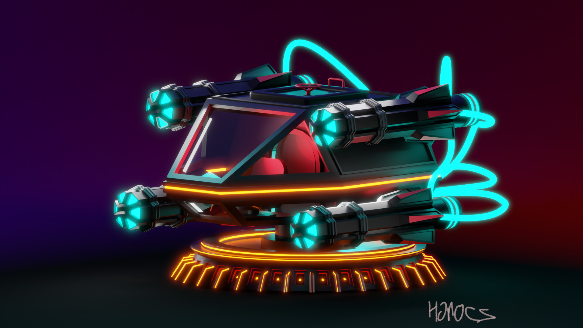 ArtStation - Semi-automatic turret