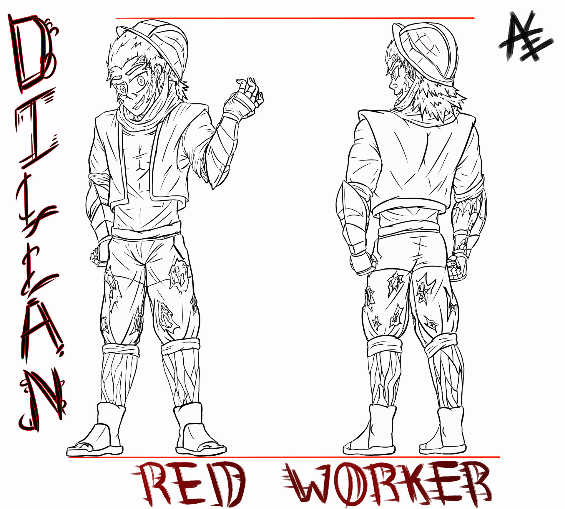 ArtStation - Red Worker (LA)