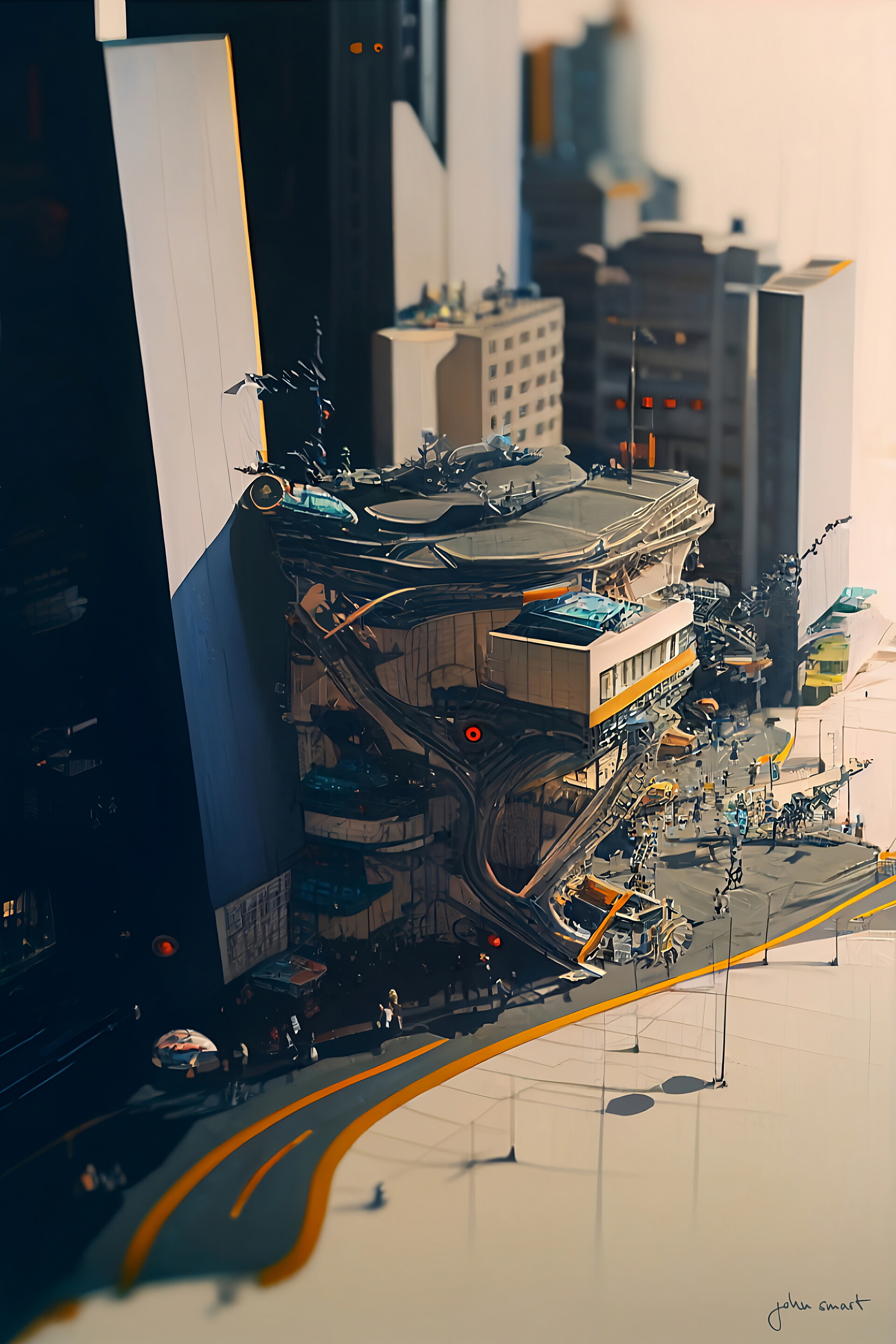 ArtStation - one of a hundred millions, john smart, midjourney_ai 2022