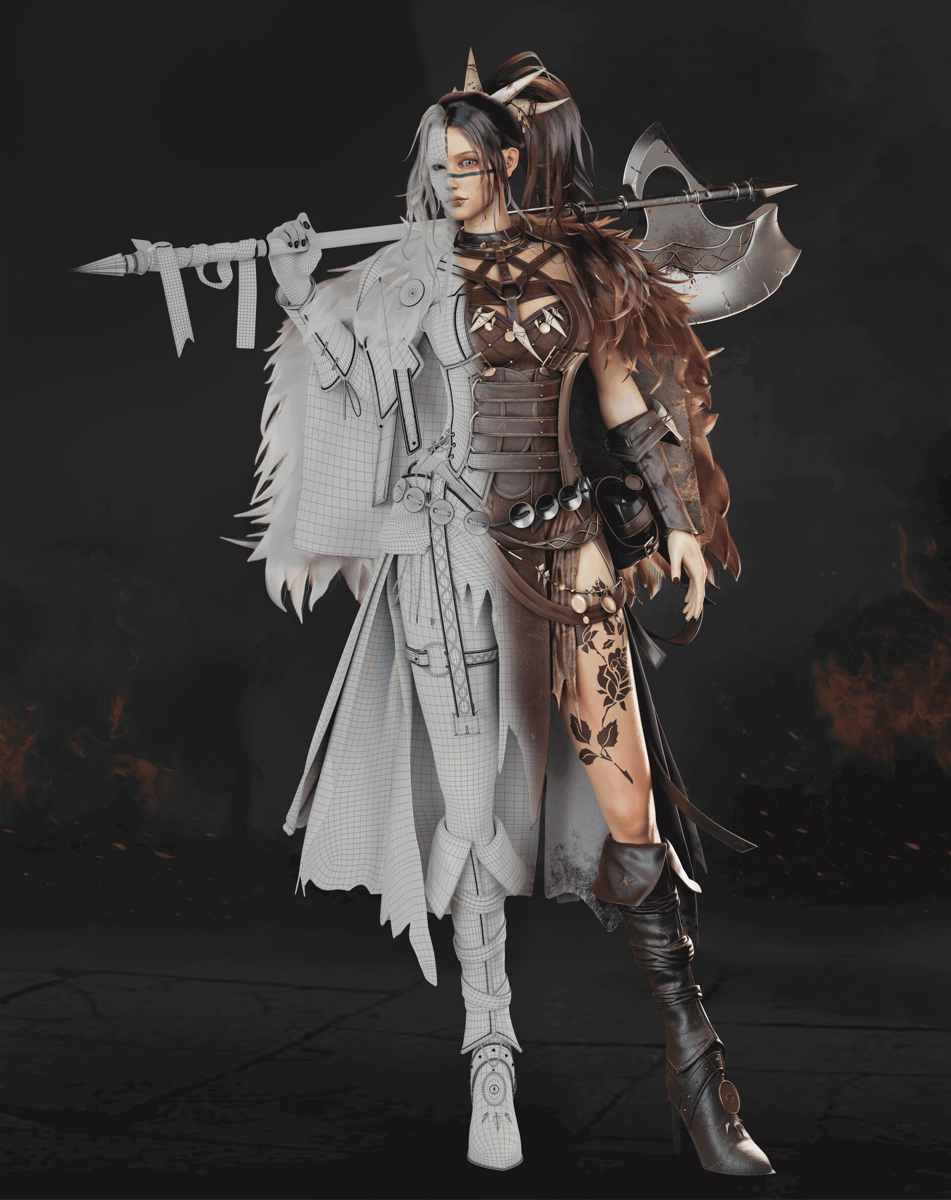 巧课力 CGmomo - 【学生作品】林叶森 --《viking》