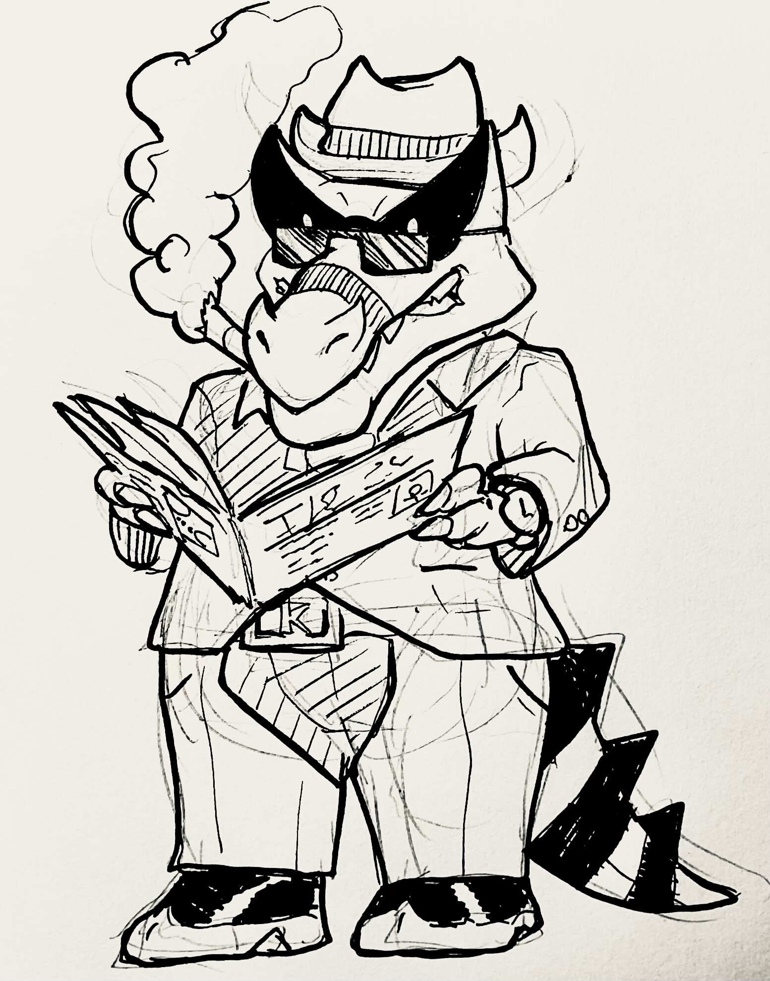 ArtStation - Mafia krookodile doodle