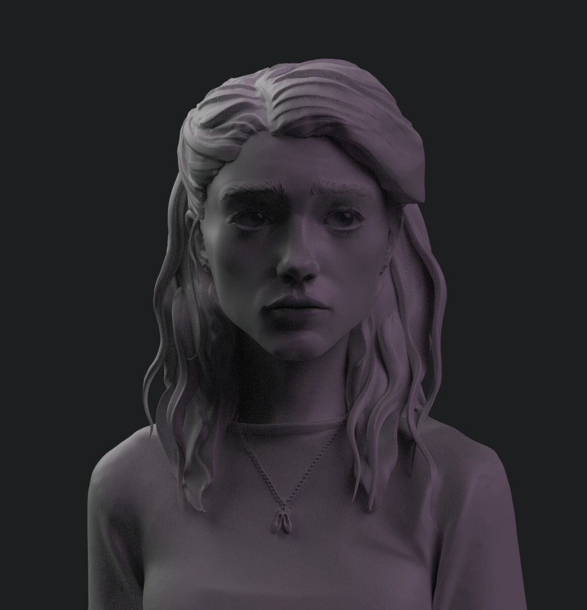 ArtStation - Nancy Wheeler speedsculpt