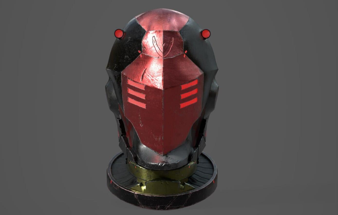 ArtStation - Metal Helmet