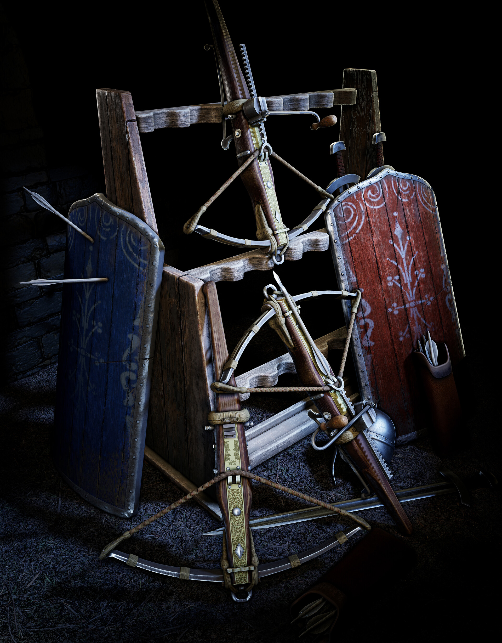 ArtStation - Medieval Crossbow