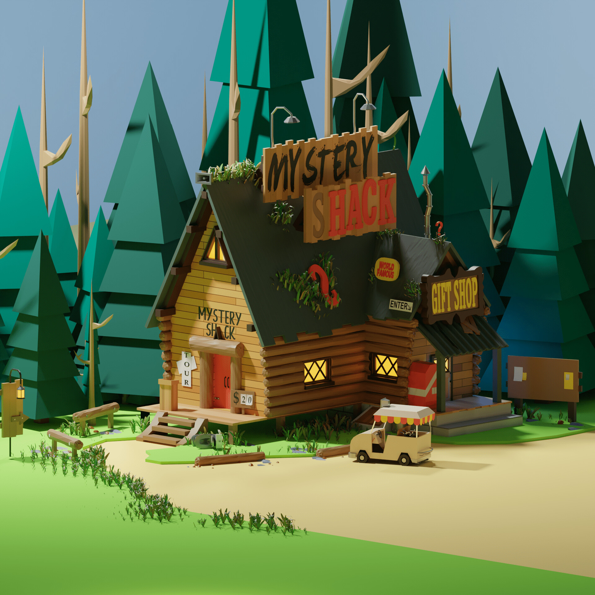 ArtStation - Mystery Shack