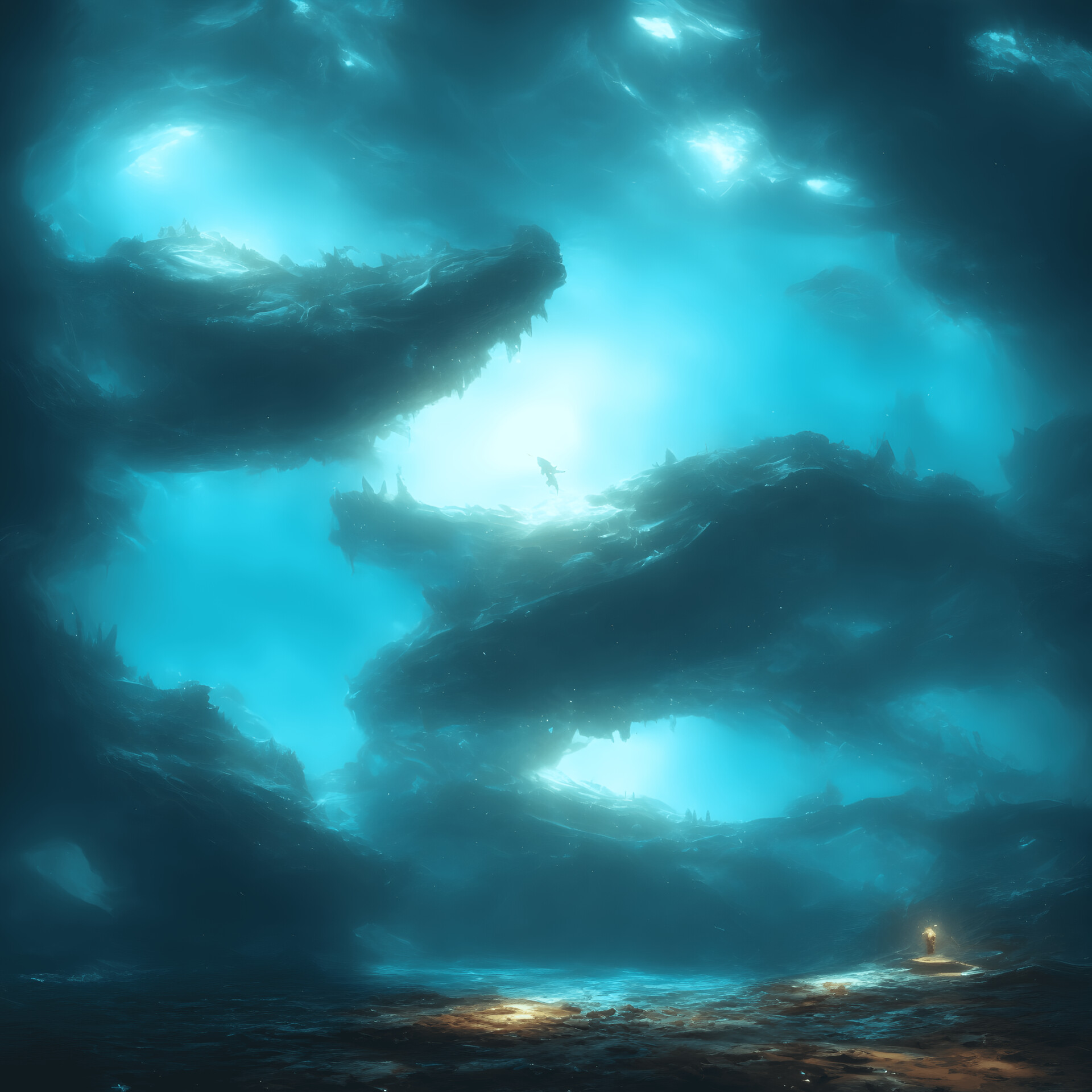 ArtStation - "Exploring the Abyss"