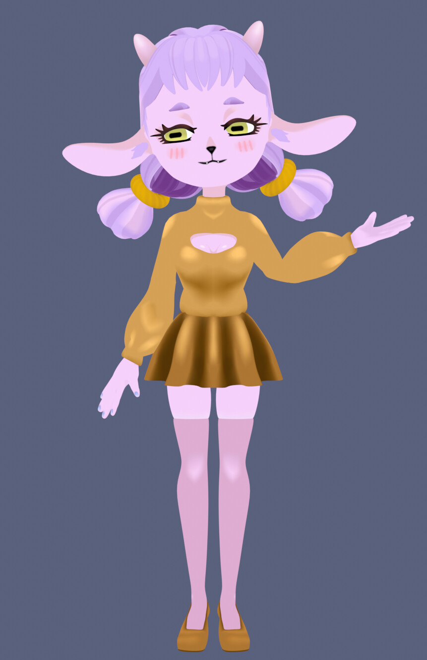 ArtStation - 3D Anime Goat