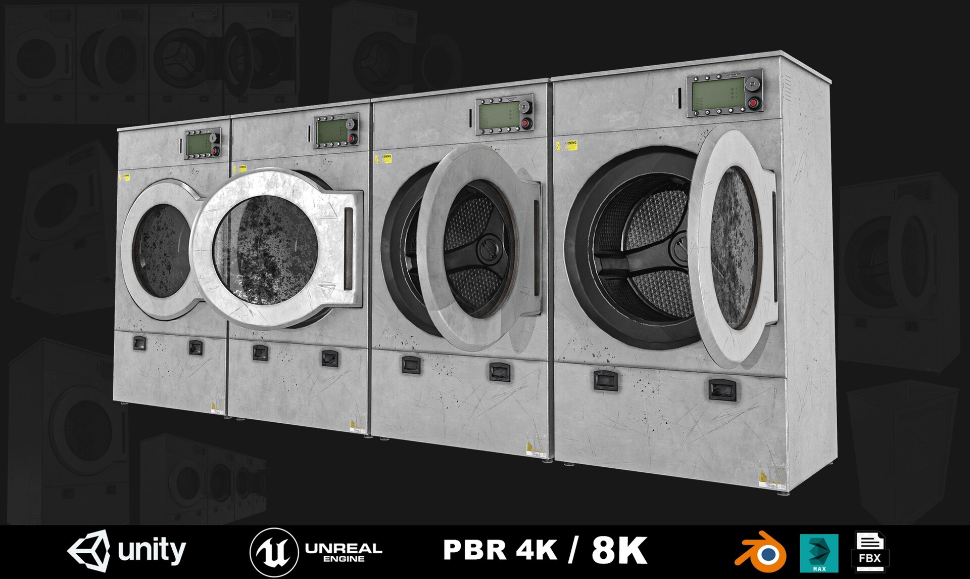 ArtStation - Laundry Washing Machine