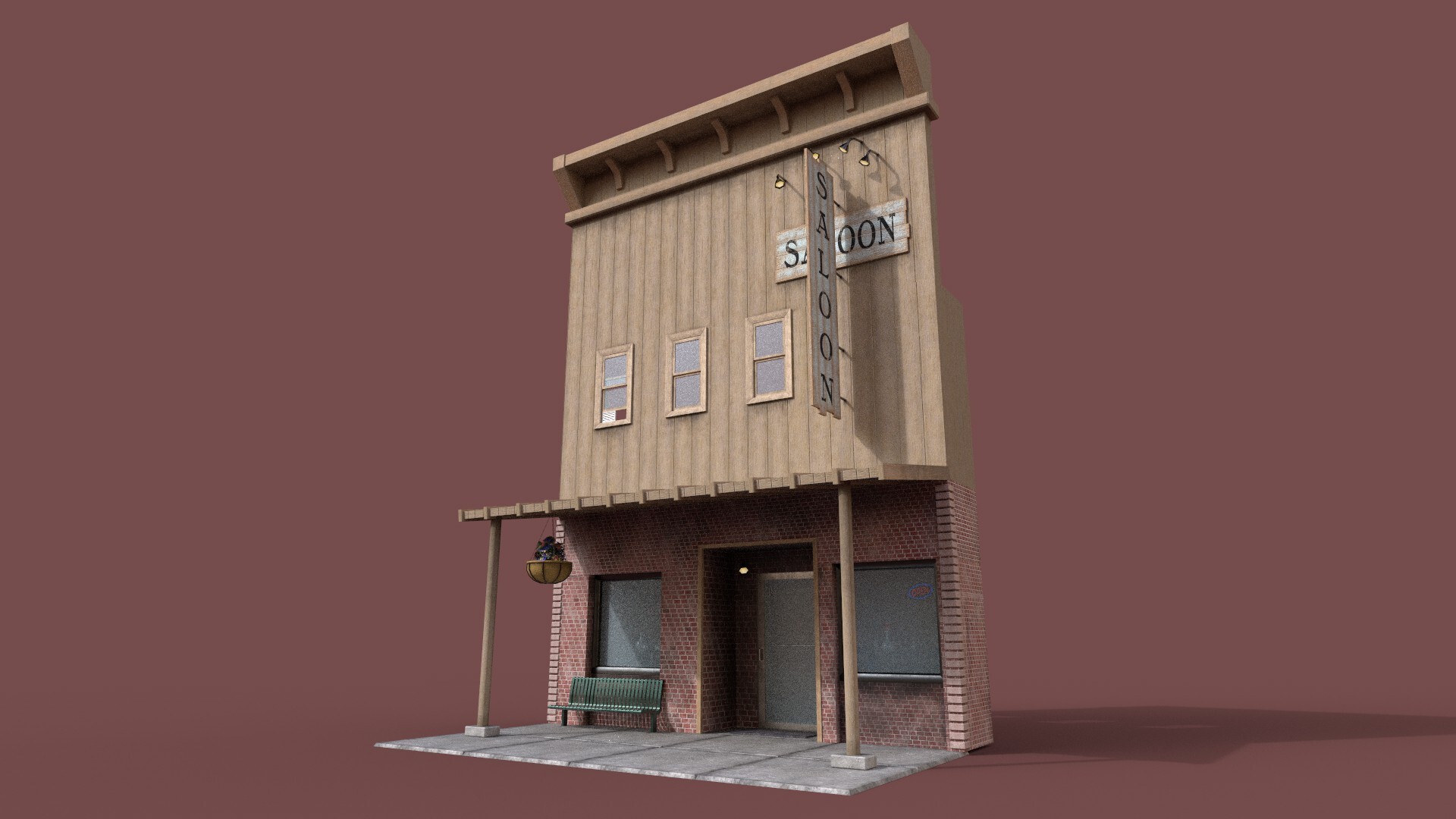 ArtStation - Storefront - Saloon