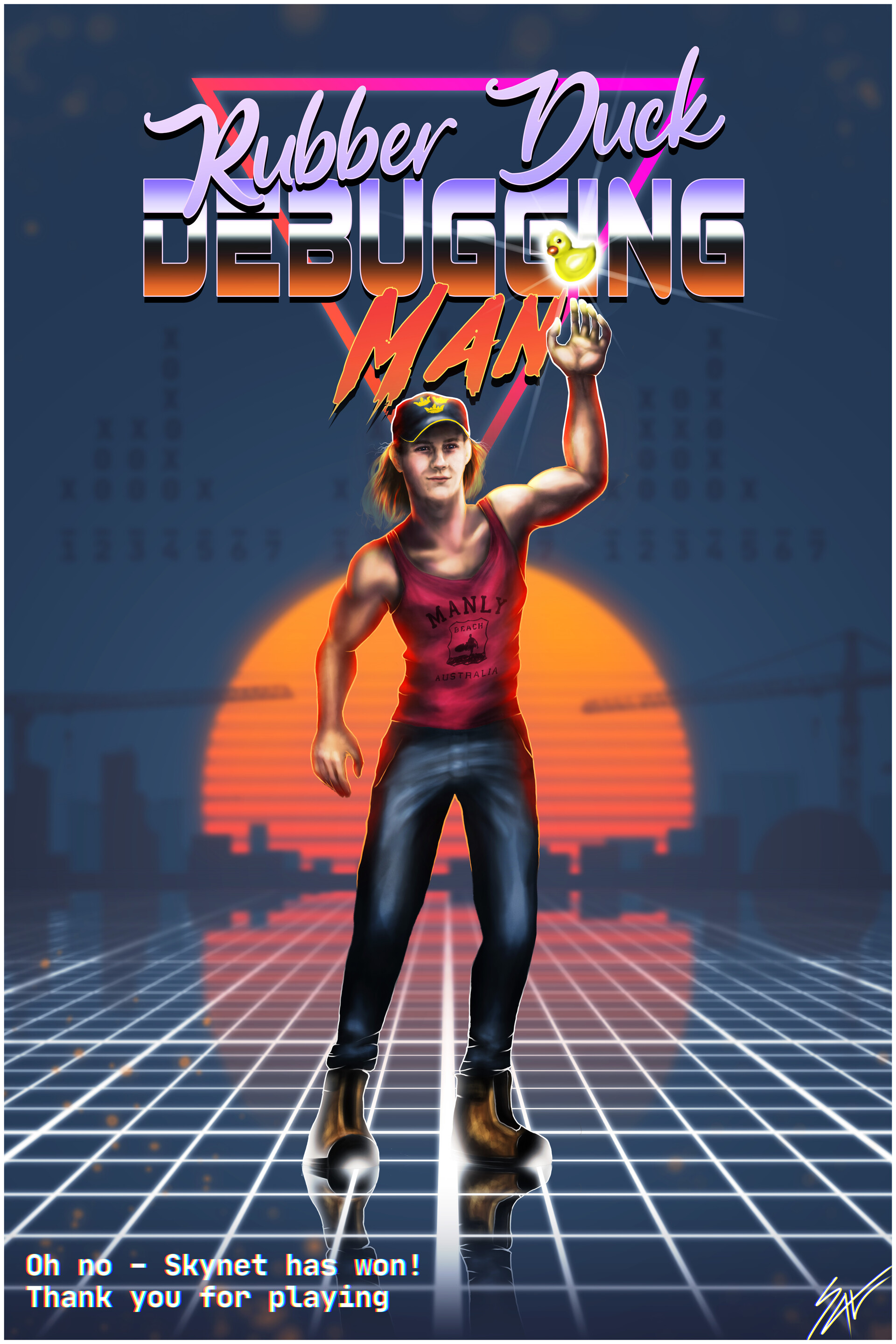 ArtStation - Rubber Duck Debugging Man