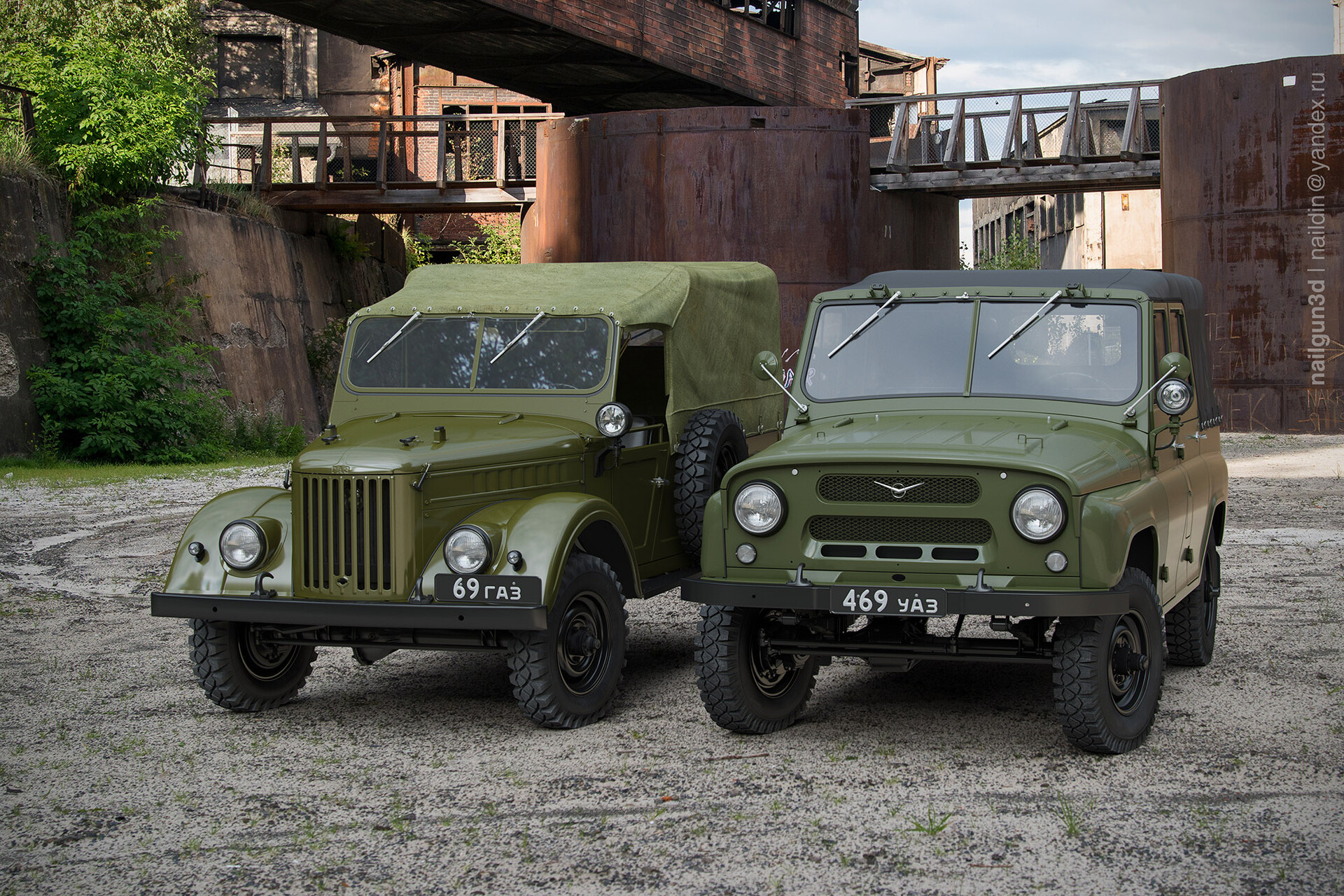 Nailgun3d _ Nail Khusnutdinov - UAZzz part 8