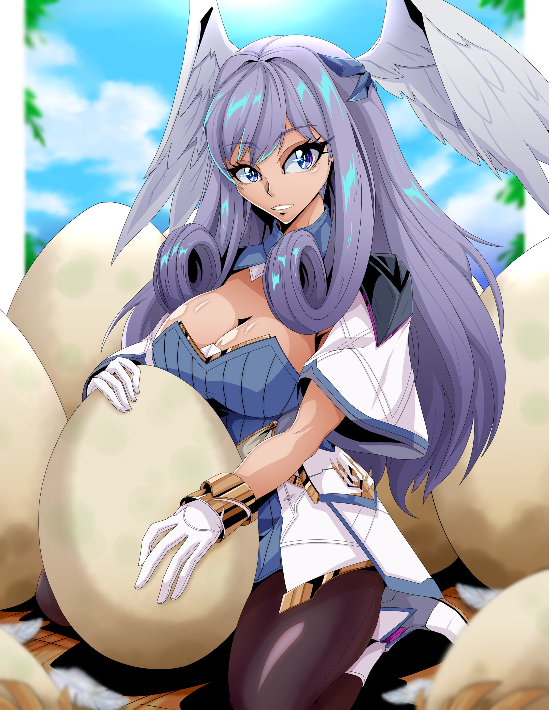 ArtStation - Melia and her many eggs