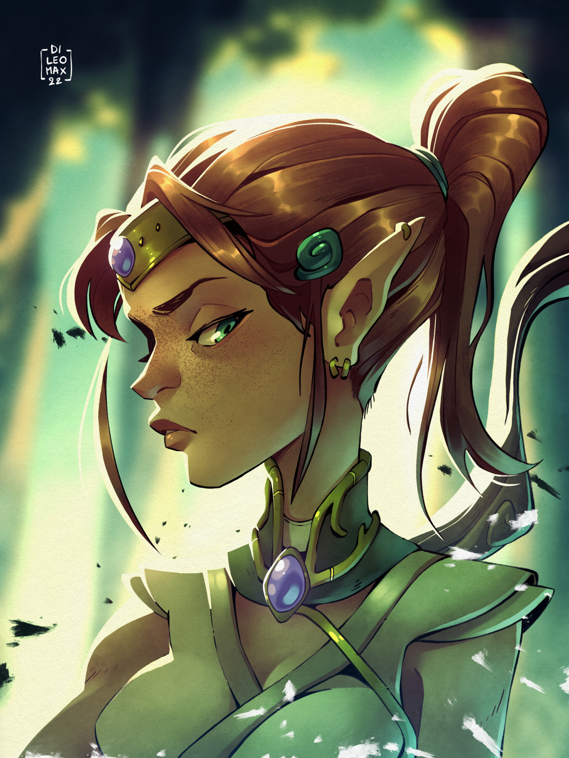 ArtStation - Elven girl