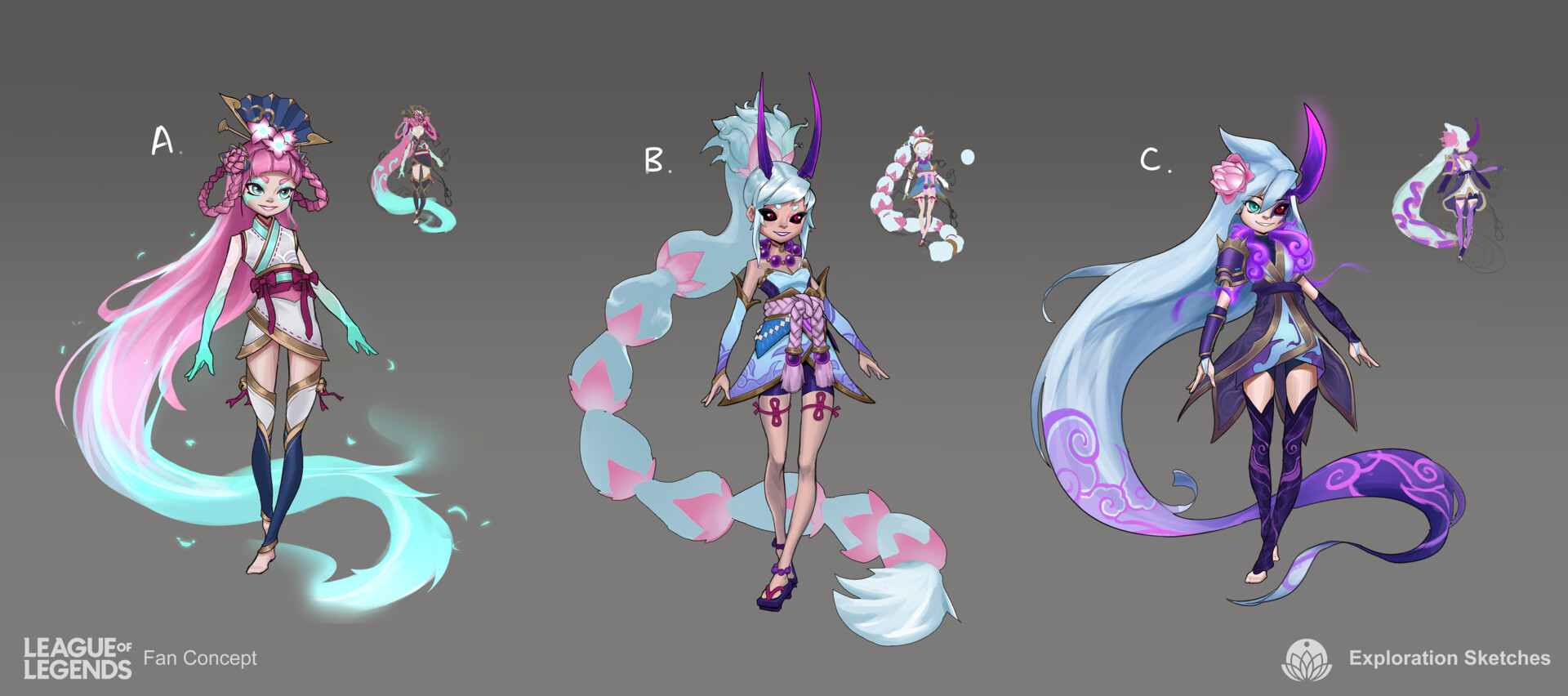 Brad Yip - Spirit Blossom Zoe Fan Concept