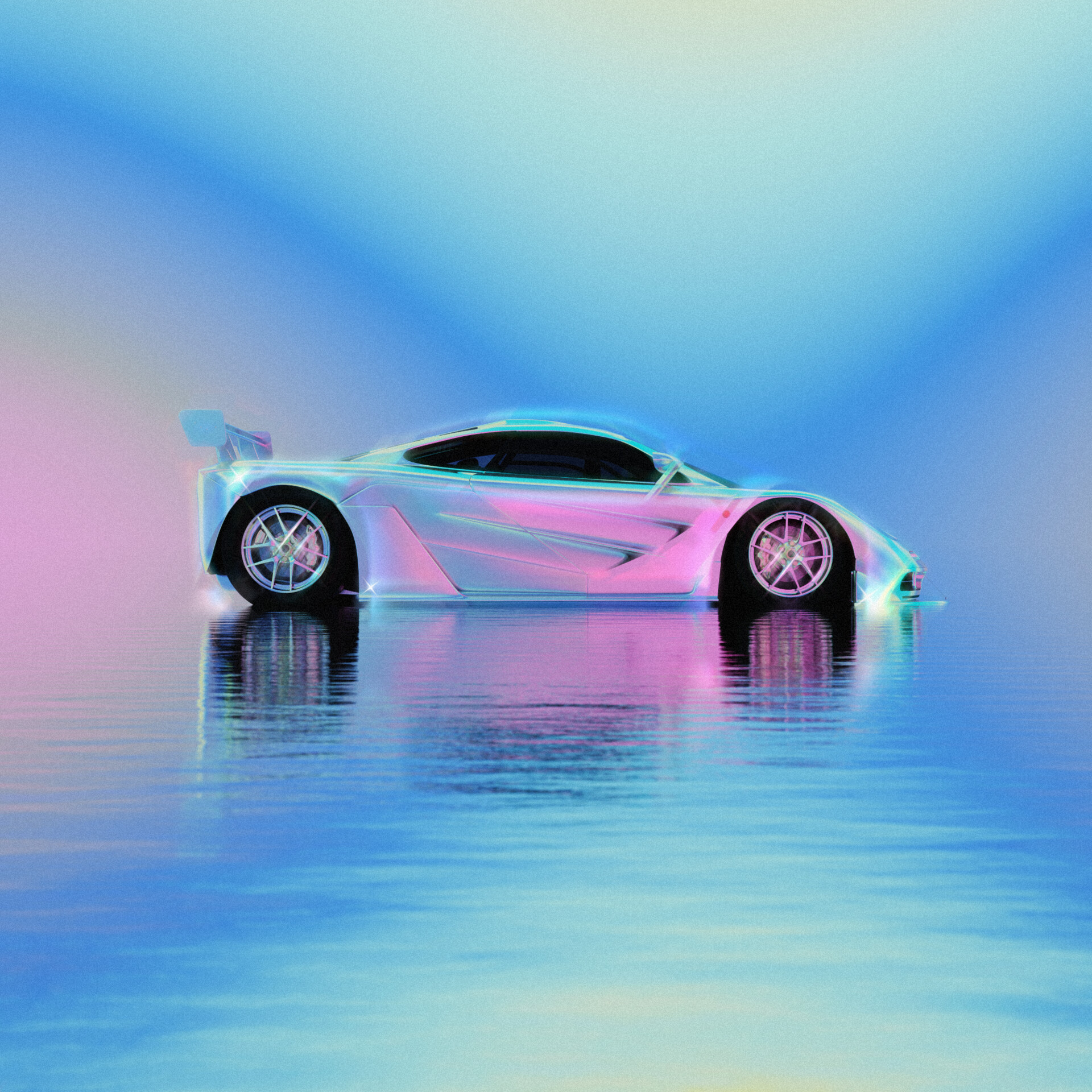 ArtStation - MCLAREN F1 CHROME EDITION