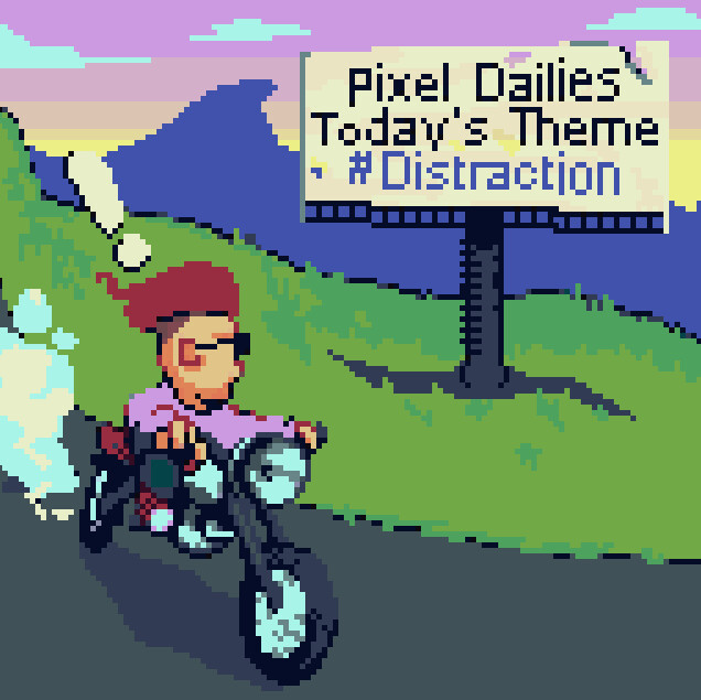 ArtStation - Biker Guy (Pixel Dailies)