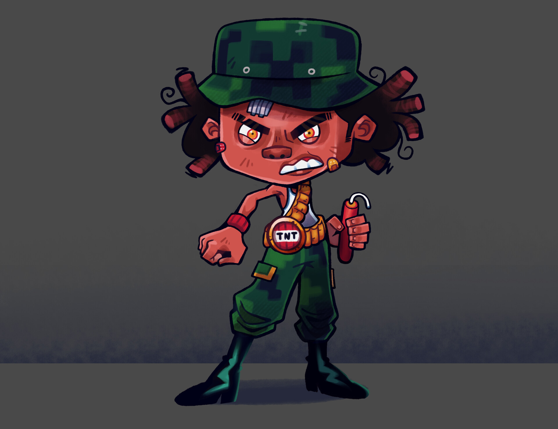 ArtStation - "Creeper" - Character Design - Personagens Originais