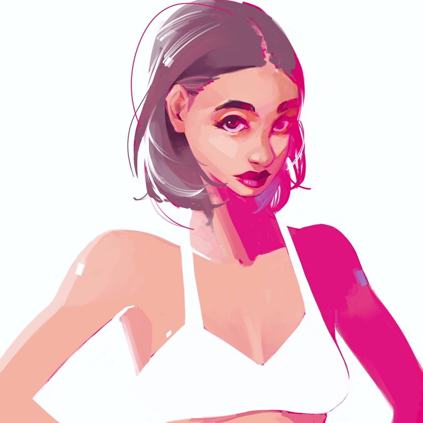 ArtStation - Colour portrait