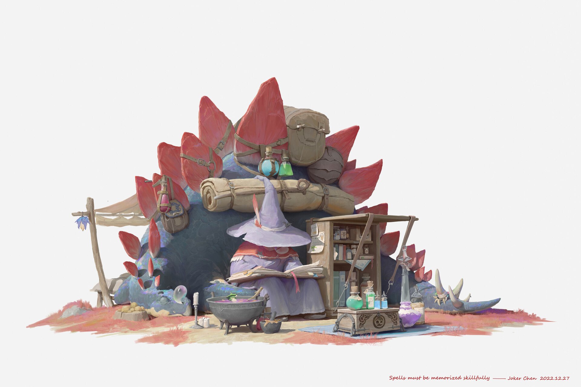 Spells Must Be Memorized Skillfully by Joker Chen : r/ImaginaryWizards