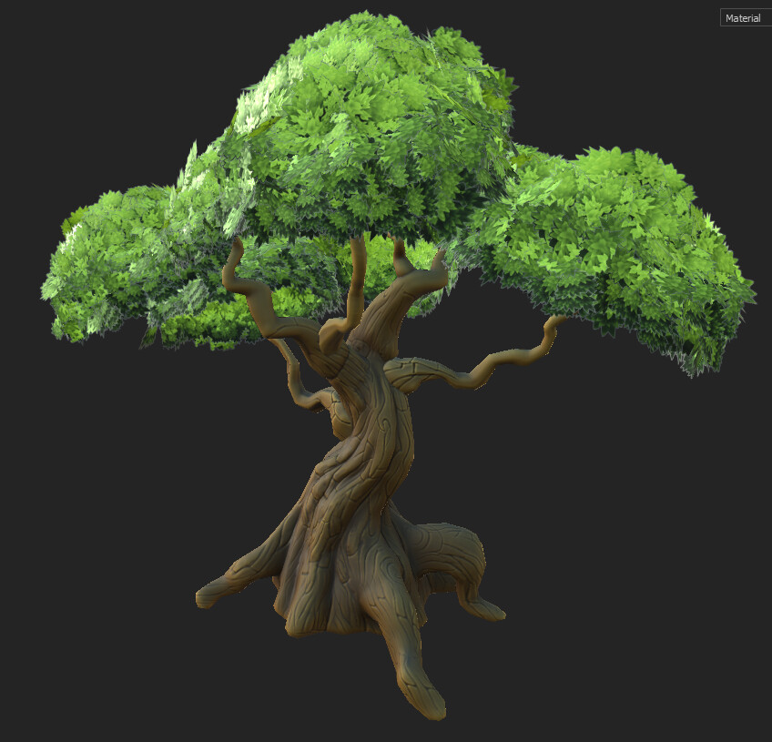 ArtStation - Stylized Fantasy tree