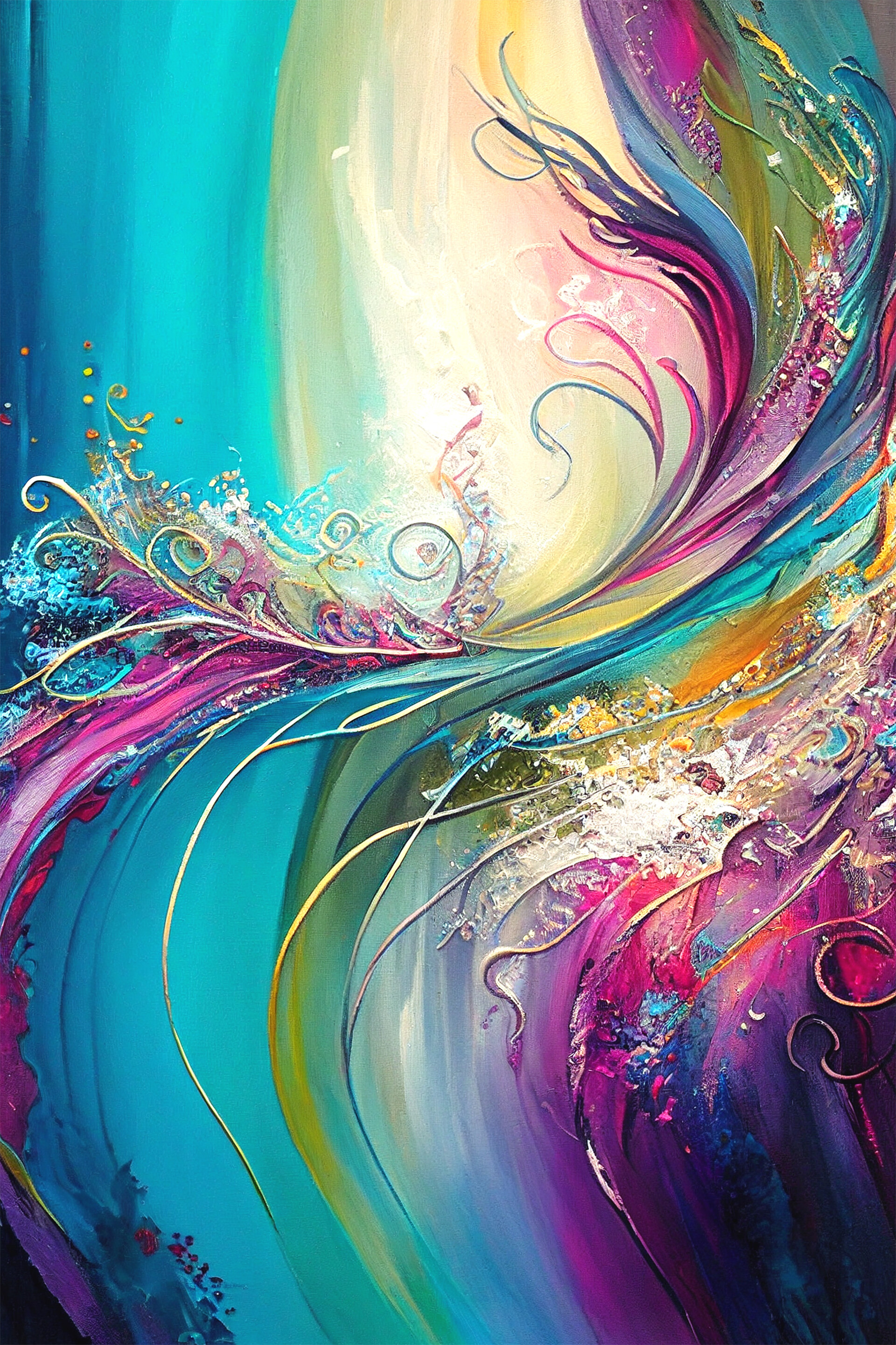 ArtStation - Abstract Oil Painting