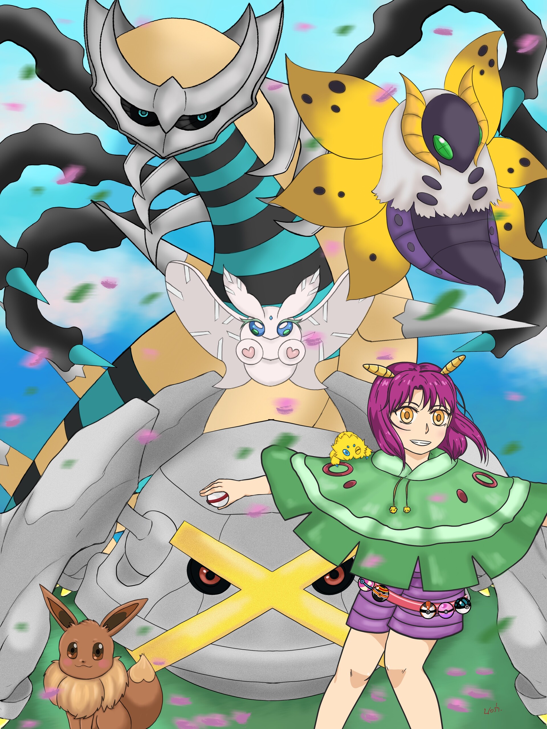 ArtStation - My Pokemon Team