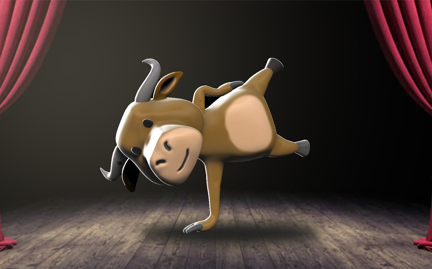 ArtStation - dancing cow