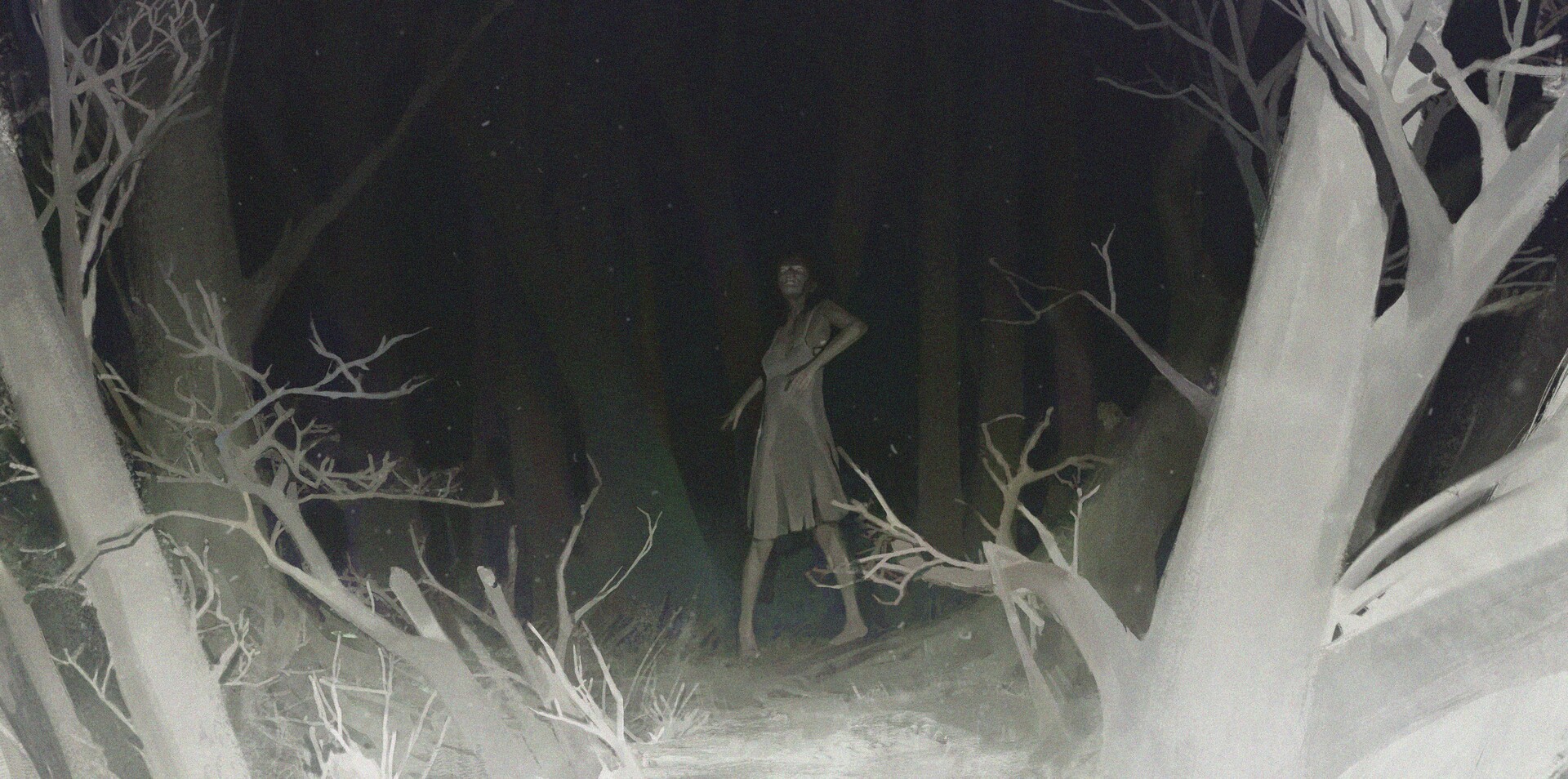 ArtStation - forest zombie