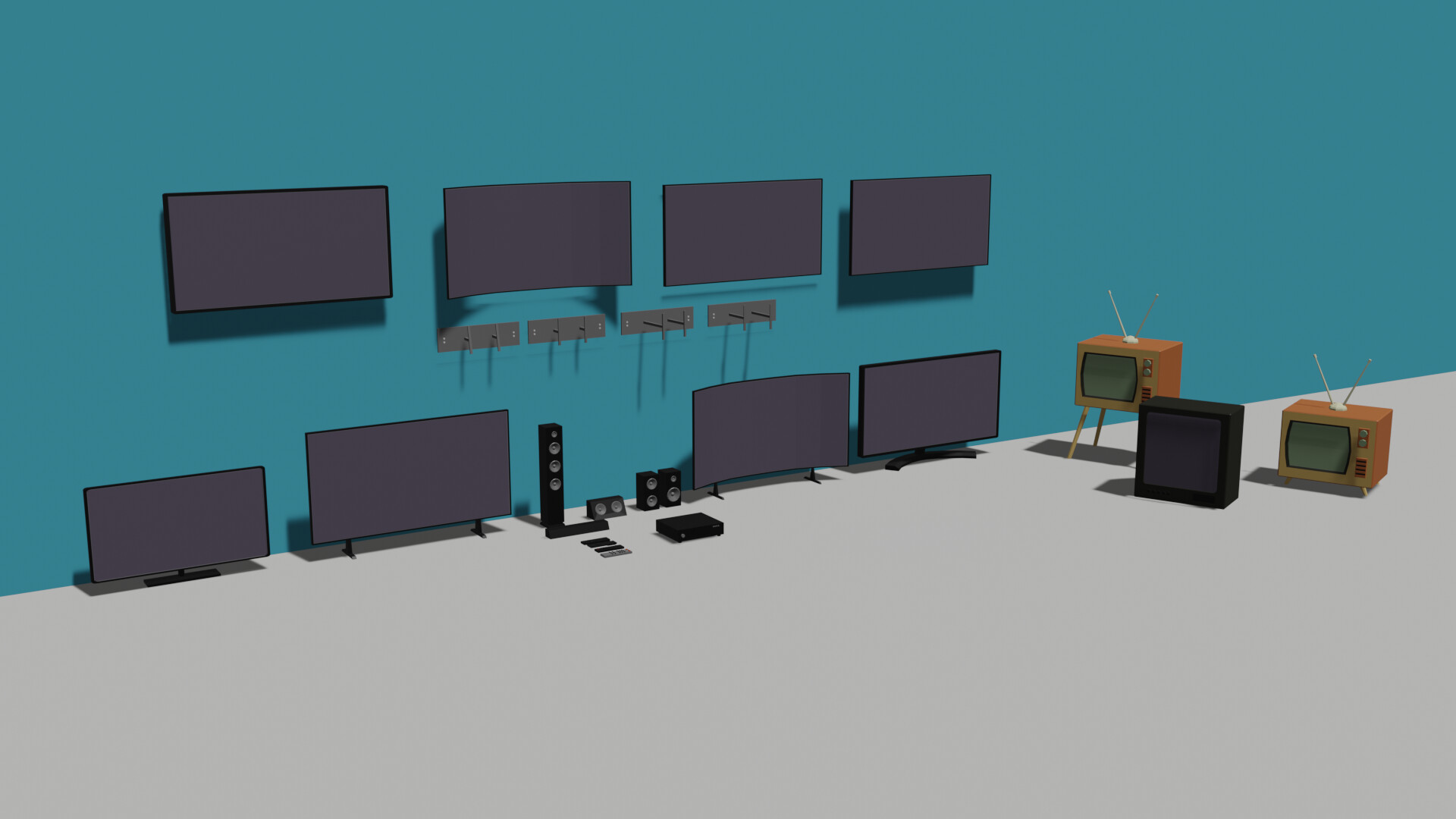 ArtStation - Low Poly TV Pack