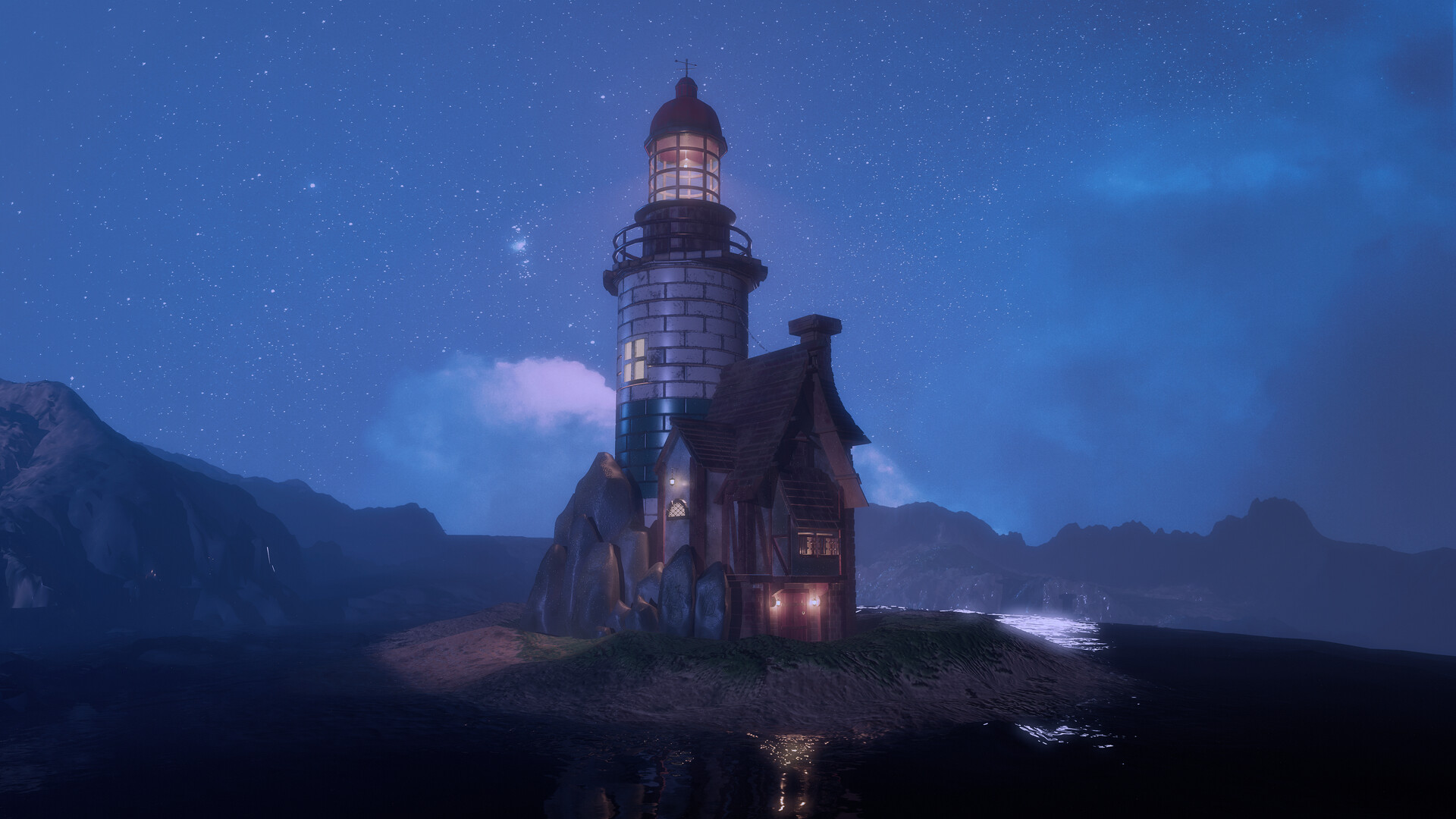 ArtStation - STYLIZED LIGHTHOUSE