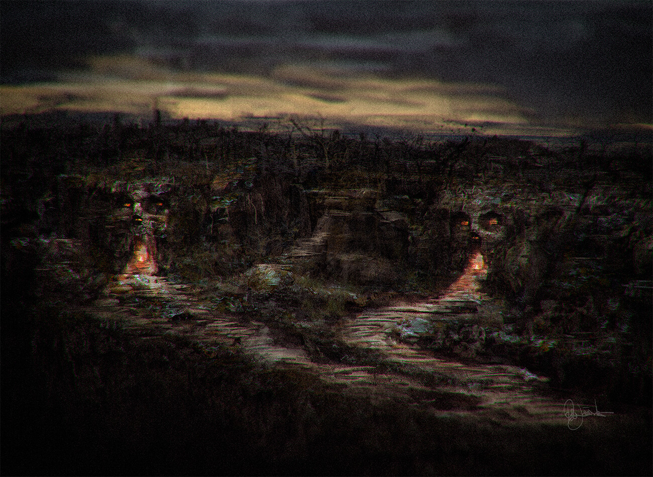 ArtStation - The Skull Mountain