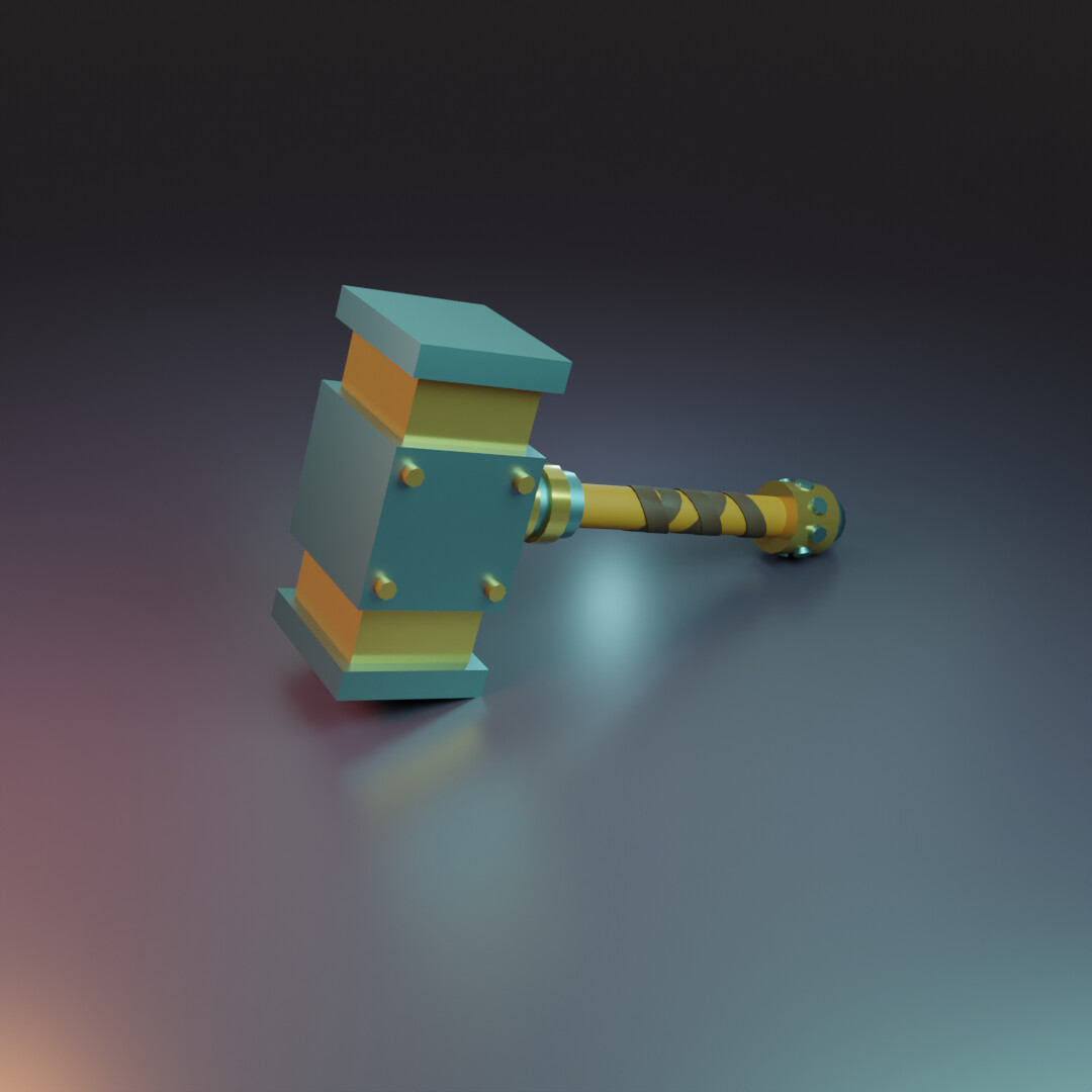 ArtStation - Hammer (Low poly)