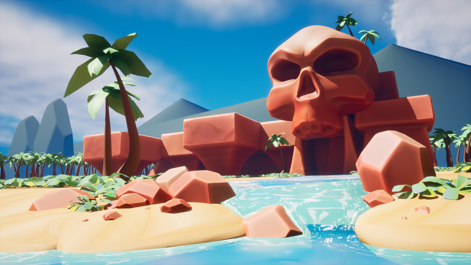 ArtStation - Skull Beach