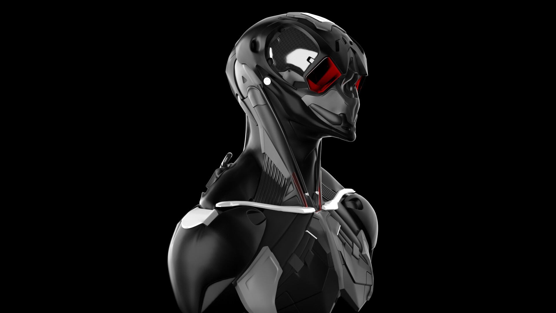 ArtStation - Cyborg skull