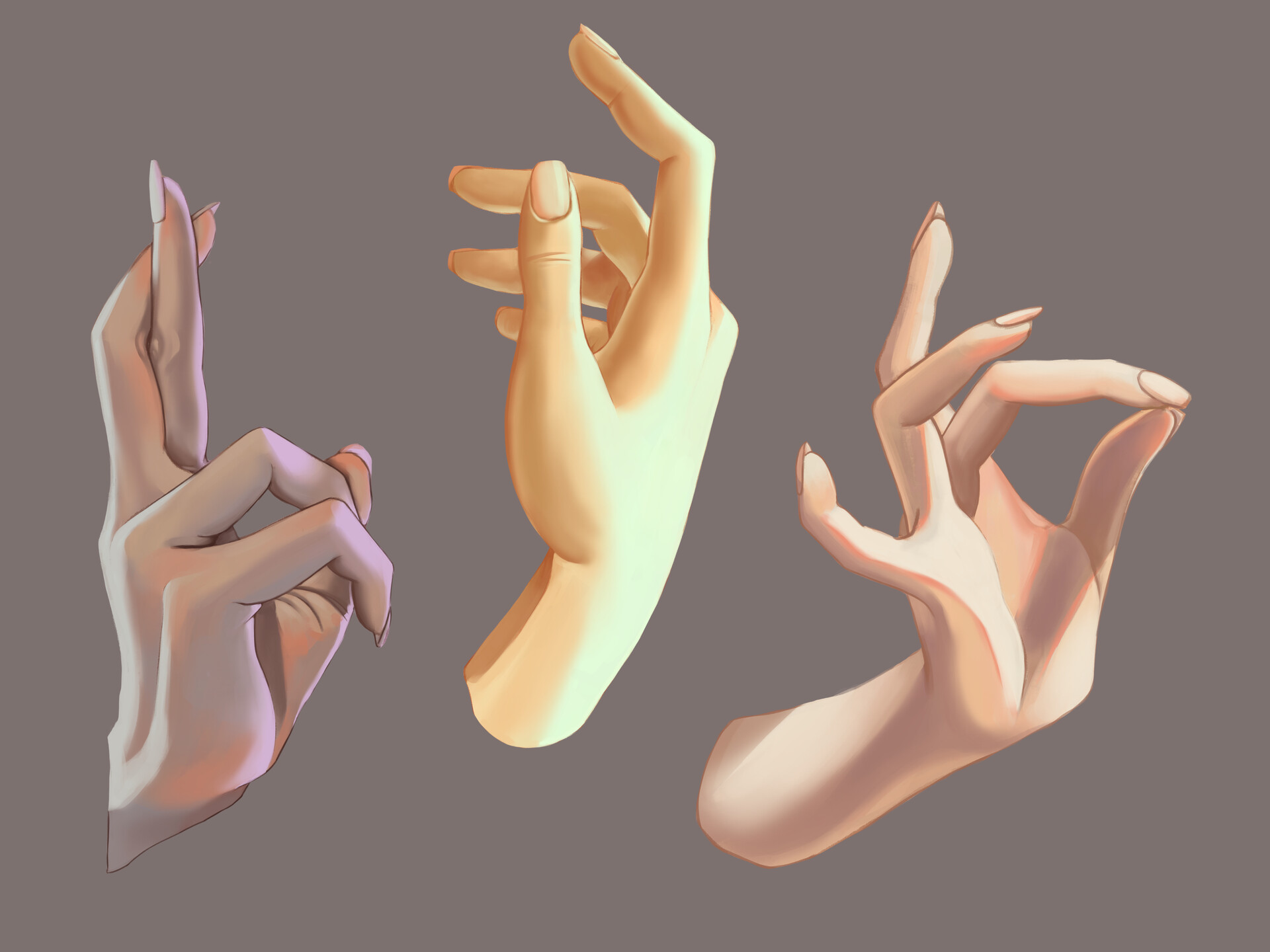 ArtStation - Hand Studies