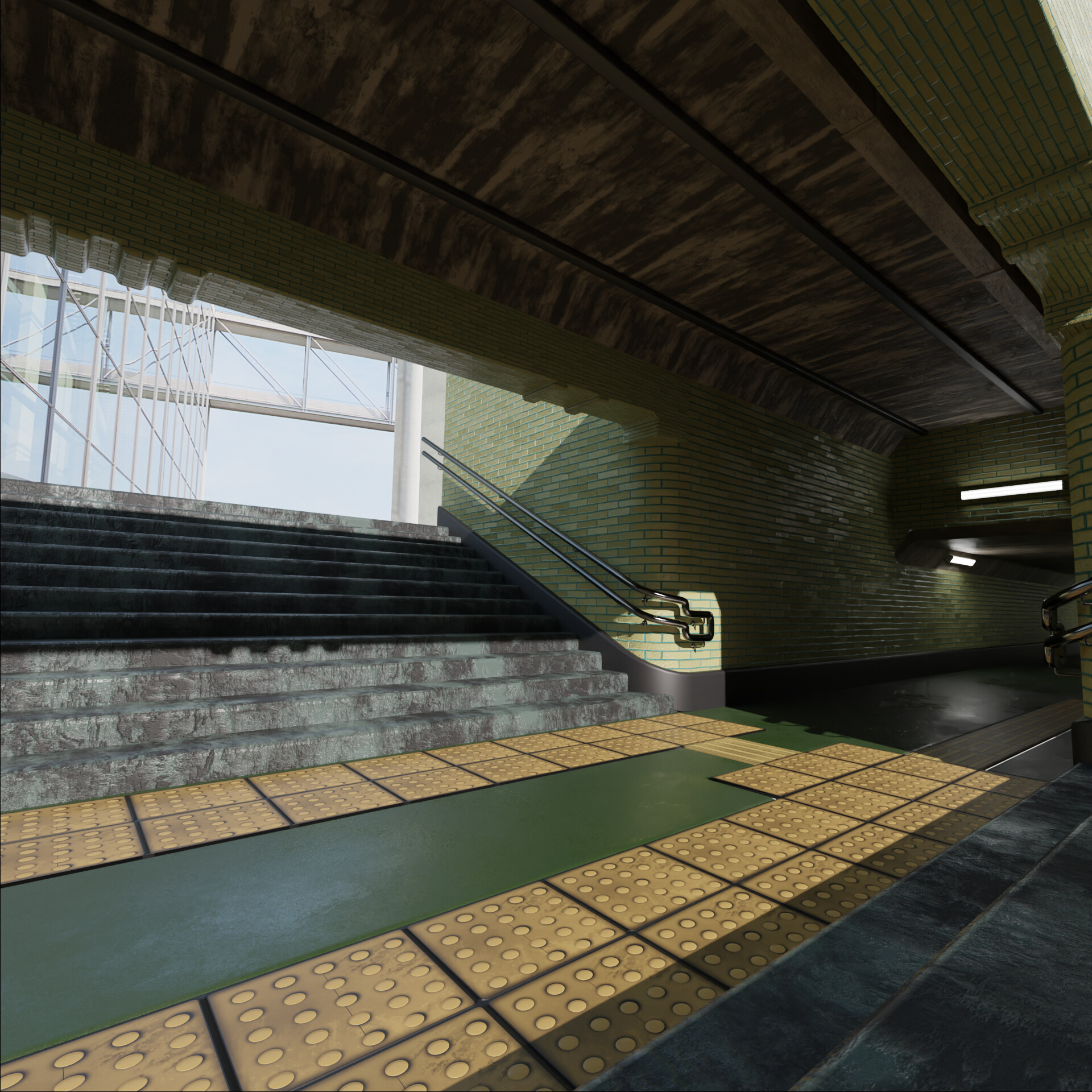 ArtStation - Photorealistic Subway