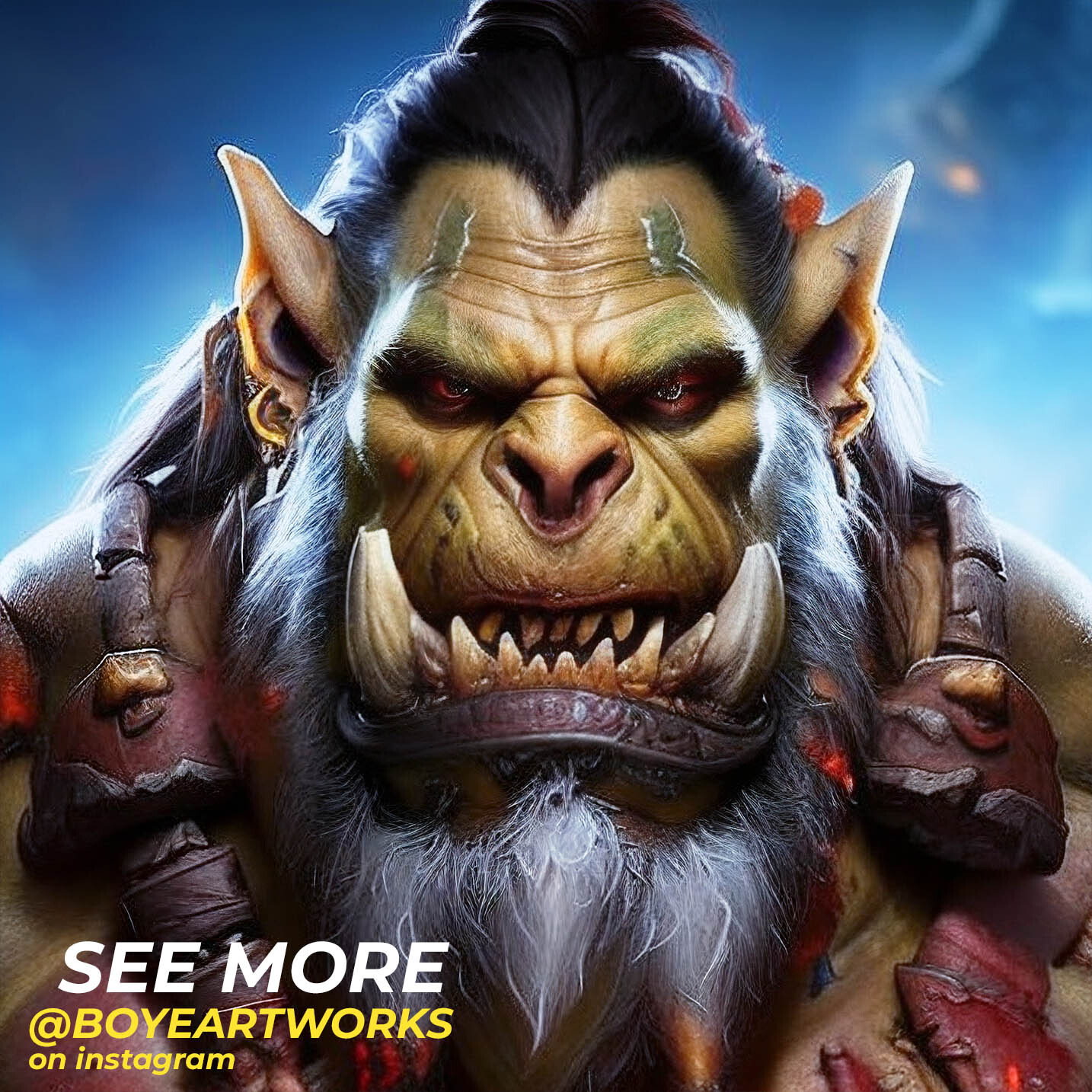 ArtStation - Orc Portrait