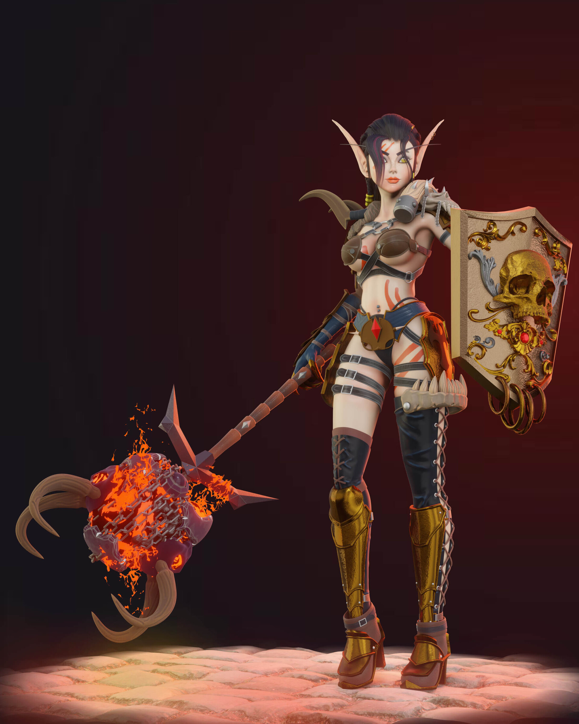 ArtStation - CALA THE ELF WARRIOR